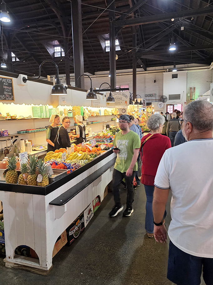 Inside this market, Amish vendors arrange produce with the precision of artists &ndash; edible masterpieces that won't last long in your fridge.