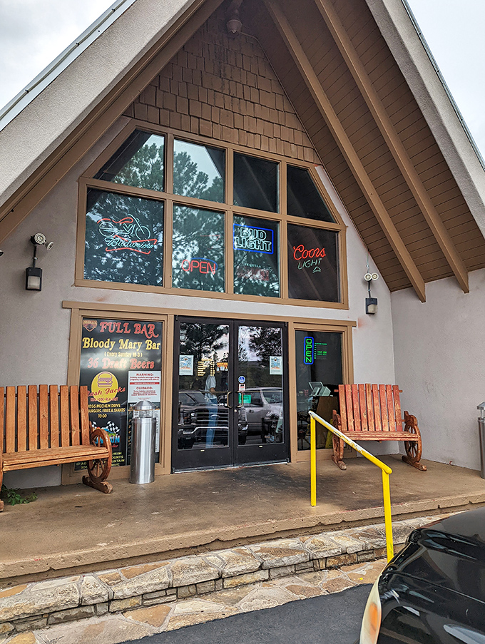 Mountain cabin vibes meet serious burger craftsmanship in Ruidoso's most distinctive and deliciously memorable dining destination.