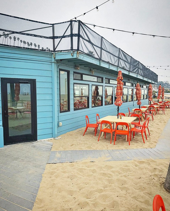 Santa Monica's casual beachside gem serves healthy California fare where you can literally feel the sand beneath your feet.