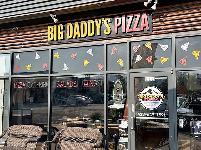 Big Daddy's playful storefront promises the kind of fun that makes every meal feel like celebration.