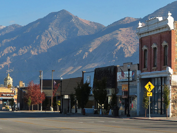 Mountain views come standard with every affordable meal in Brigham City. That's what I call a value-added experience!