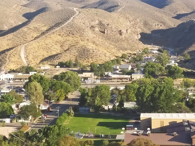 This desert valley holds Caliente like cupped hands, protecting a community that knows how to appreciate simple pleasures.