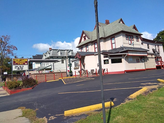 When your steakhouse looks like a painted lady mansion, you know the meal inside will be memorable and special.