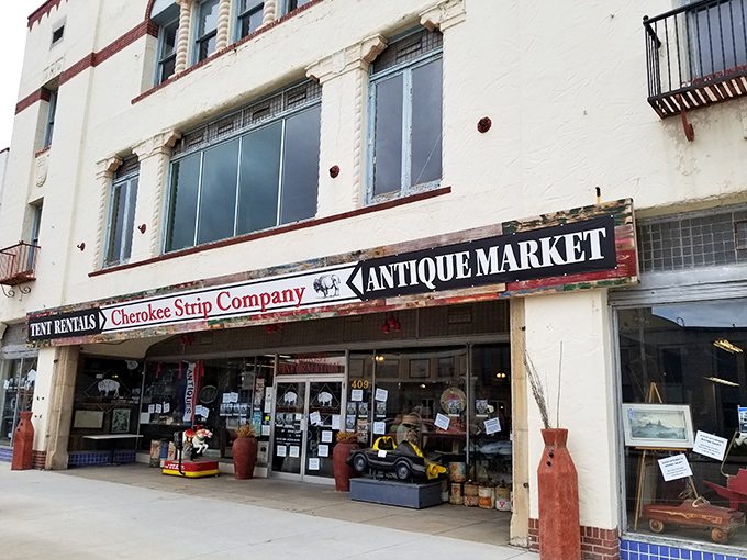 Vintage storefronts on Grand Avenue hide treasures that span generations of Oklahoma history.