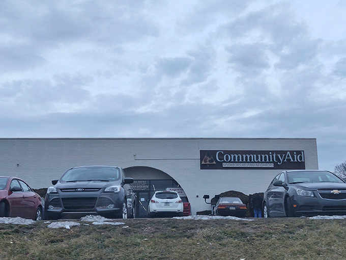 From the outside, you can tell this store draws a crowd.