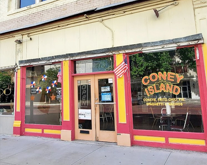 Sometimes the most colorful storefronts hide the most delicious secrets inside their walls.