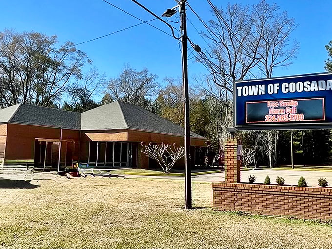 This small-town welcome sign promises the kind of community where everyone still waves from their front porches.