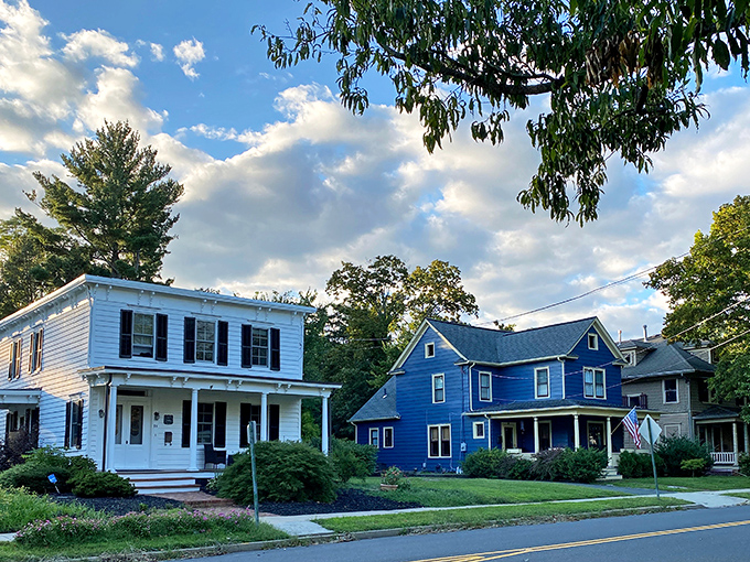 This peaceful residential street proves that some places just understand the art of graceful living.