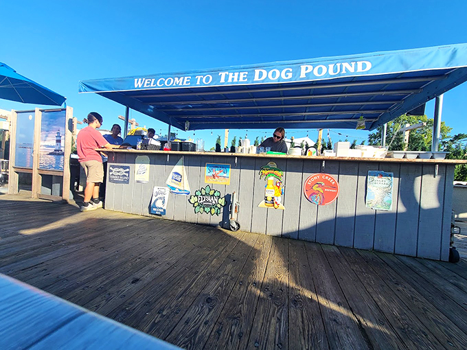 Dog Watch Cafe's waterfront deck is where summer memories are made, one lobster roll at a time.