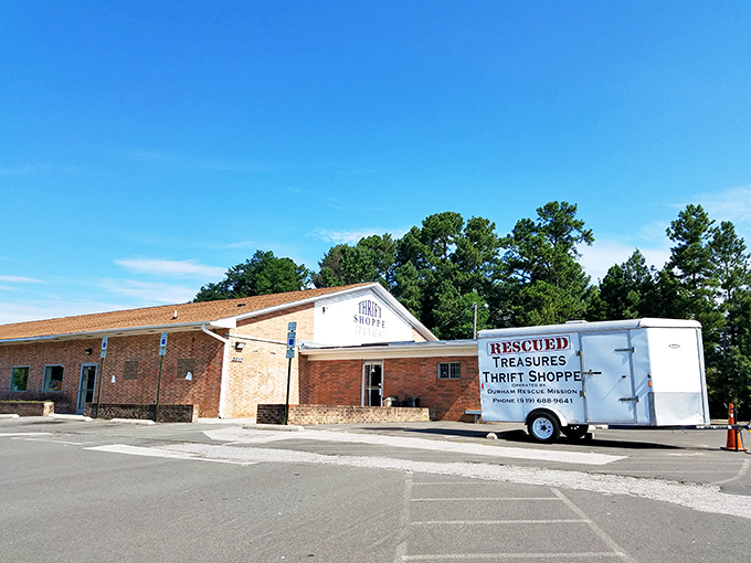 Clean, organized thrift shopping that turns donated goods into community support - retail therapy with real social impact.