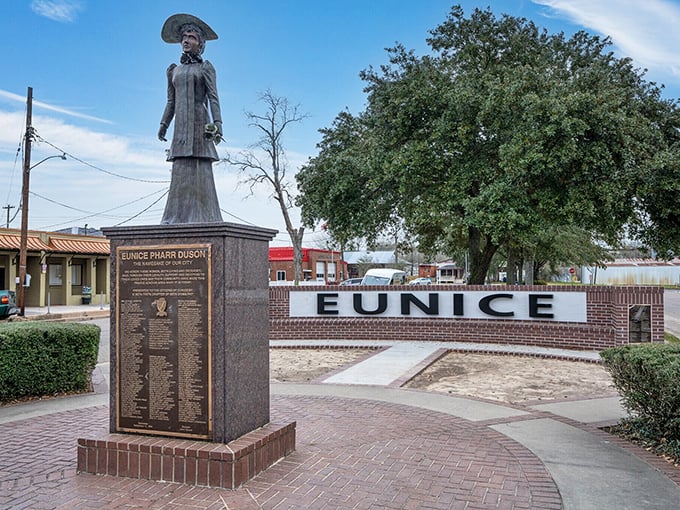 Eunice proudly displays its name in bold letters &ndash; a town that makes an equally bold statement about affordable retirement living.