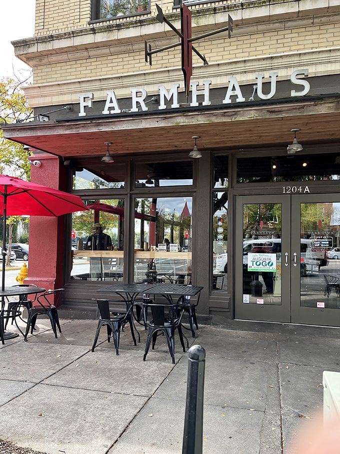 Downtown Augusta's architectural beauty houses burgers that honor both tradition and contemporary taste expectations.