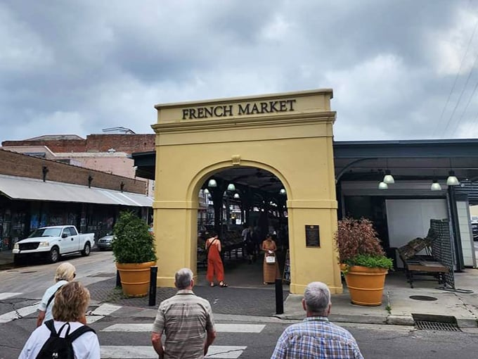 Under this timeless pavilion, history and bargains dance together in perfect French Quarter harmony.