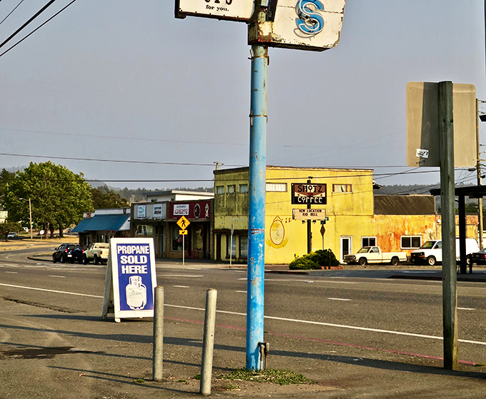 In Fortuna, even faded signs and old storefronts tell the story of a California town that still keeps life simple and affordable.