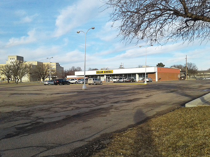 A quiet afternoon in Grand Island, where simple stops like Dollar General are part of the town&rsquo;s daily rhythm.