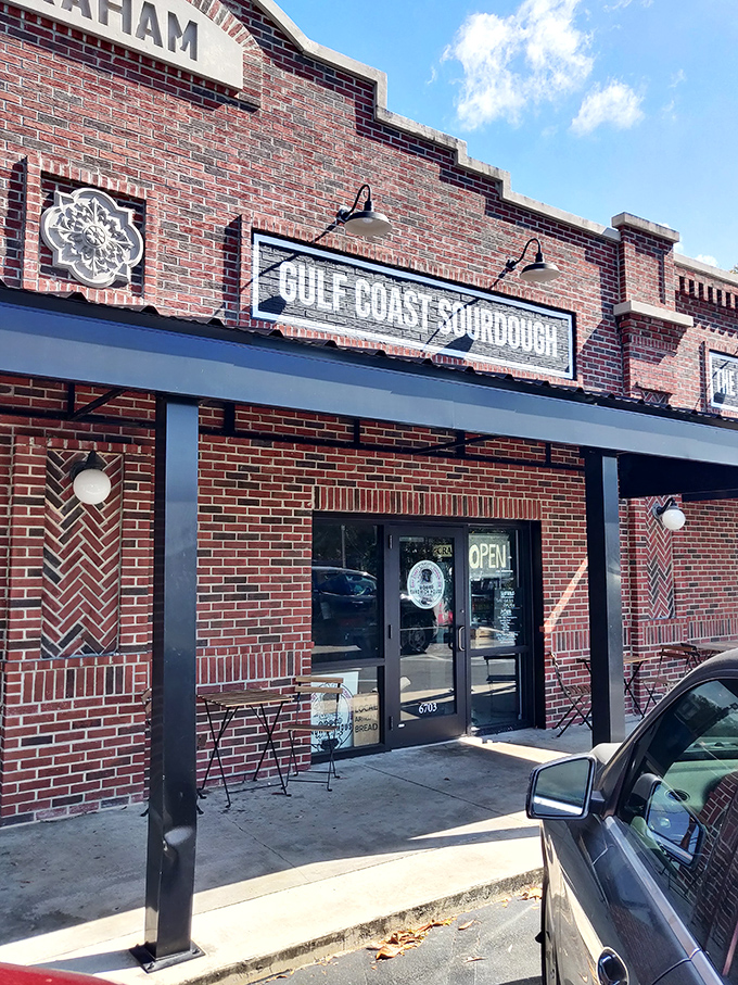 That clean, contemporary design houses Tampa's sourdough secret - bread so good it makes everything else taste better.
