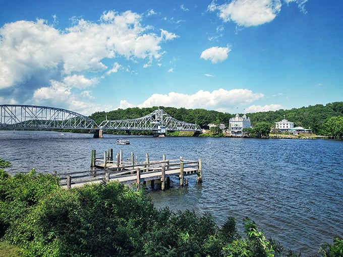 The iconic East Haddam Swing Bridge connects you to cultural attractions without big city costs. Engineering marvel meets small-town charm!