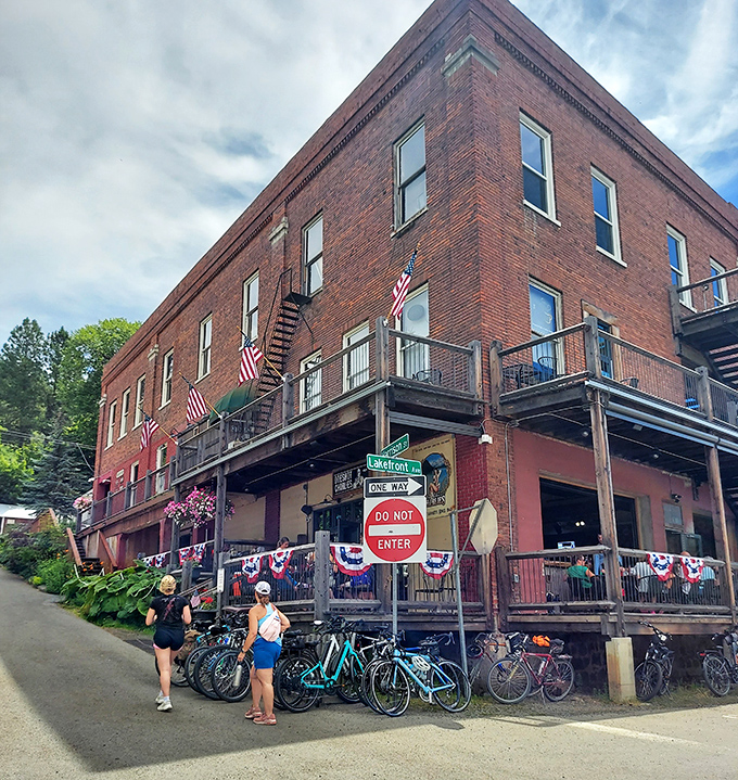 This historic brick building in Harrison has witnessed more Idaho stories than a bartender on a Saturday night.