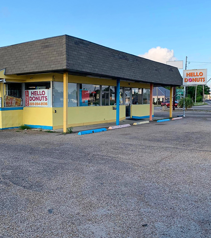 Bright colors and fresh donuts create the perfect recipe for turning strangers into smiling, satisfied customers.