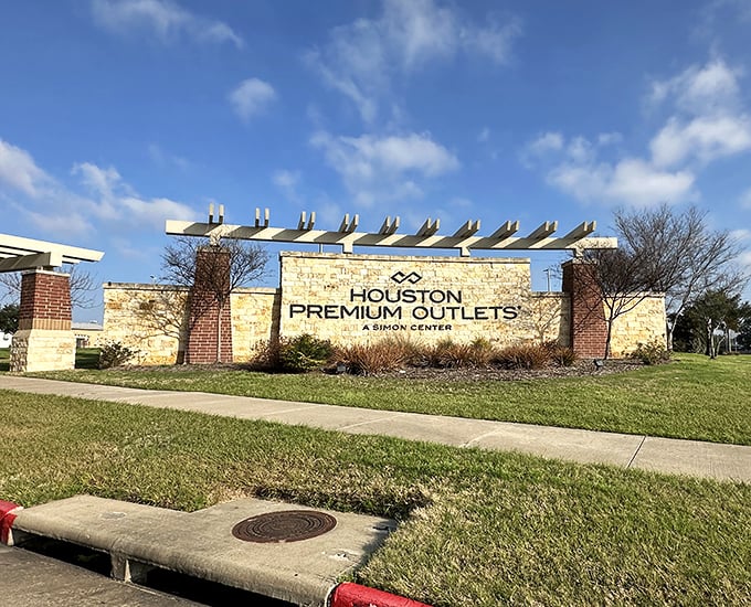 Vibrant colors and thoughtful design make this outdoor shopping experience feel fresh and exciting, not like typical mall monotony.