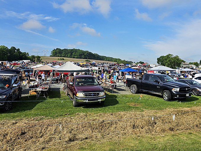 Patriotic displays remind us that American ingenuity includes turning yesterday's items into today's treasures perfectly.