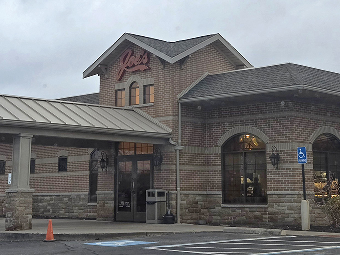 Joe's brick building with tasteful landscaping promises a "fine" experience that doesn't sacrifice sandwich authenticity.