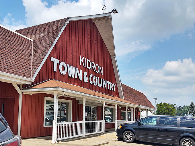 Classic barn architecture meets modern market convenience at this Kidron favorite that's been serving the community for years.