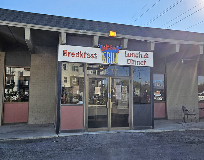 The simple "Breakfast, Lunch & Dinner" promise tells you everything - honest food, honest prices, honest portions.