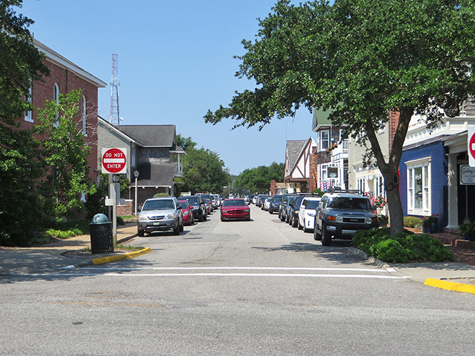 Manteo's streets invite leisurely strolls where the biggest decision is which charming shop to visit first.