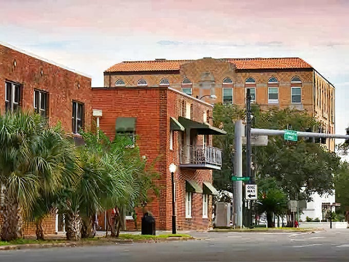 Sunlight plays across Marianna's brick buildings, creating shadows and warmth in equal measure&mdash;much like retirement itself.