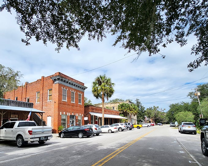 Micanopy's main drag looks like it hasn't changed since your grandparents went on their first date.