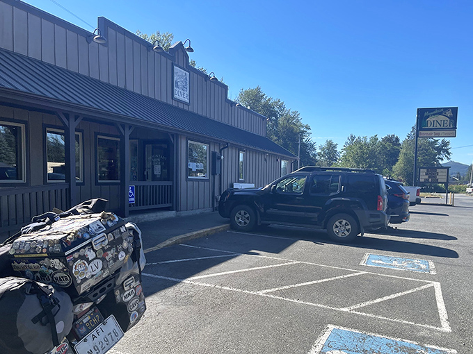 Mountain View Diner: Humble exterior, extraordinary location. This is where hungry hikers and road-trippers refuel before tackling mountain adventures.