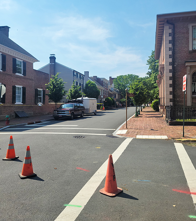 New Castle's streets whisper stories of centuries past, each stone a witness to American history unfolding.