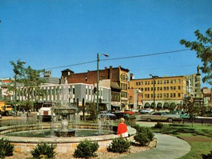 Quiet residential streets in New Castle offer peaceful retirement living, where porches invite conversation and community.