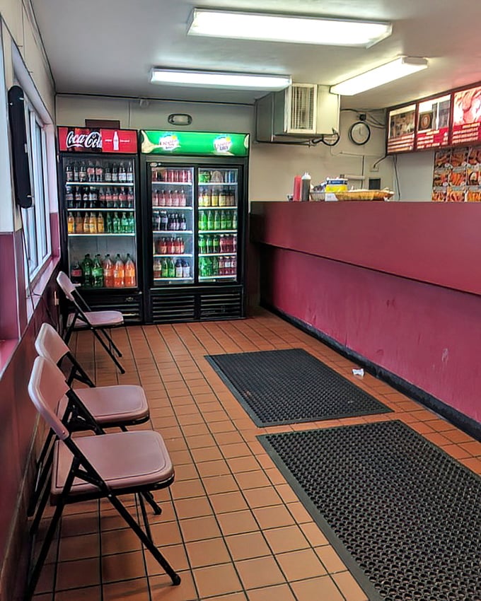 The humble interior speaks volumes: they're too busy perfecting their chicken to worry about fancy furnishings. That's commitment!