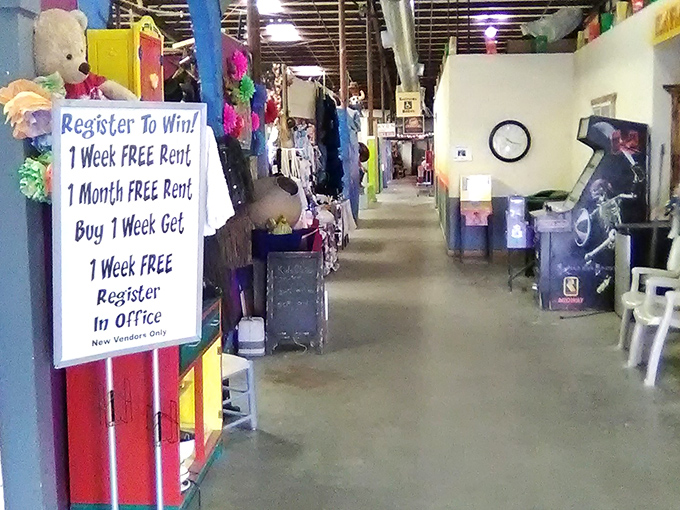 Inside Peddler's Pavilion, every aisle promises discoveries that'll make your heart skip a beat with excitement.