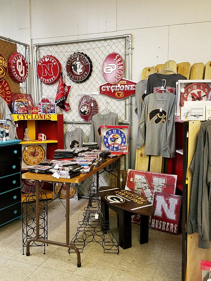 Handcrafted heaven! "Rugs & Tugs" displays showcase the kind of craftsmanship that makes you want to learn a new hobby immediately.