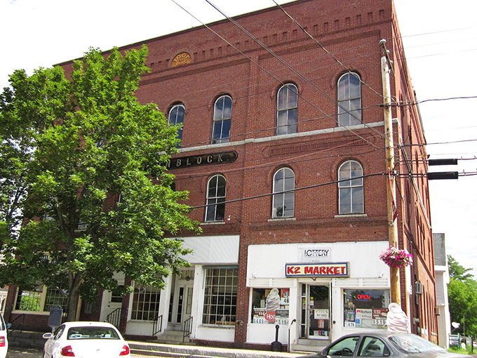 These well-maintained buildings reflect a town that takes pride in its appearance and local heritage.