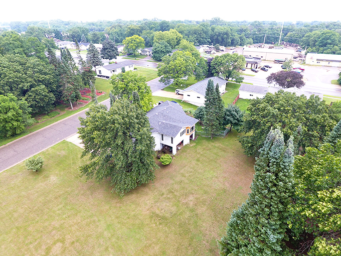 From above, Portage reveals spacious lots and mature trees where your retirement nest egg can truly spread its wings.