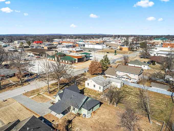 Green spaces and wide streets create room for families to grow and flourish.
