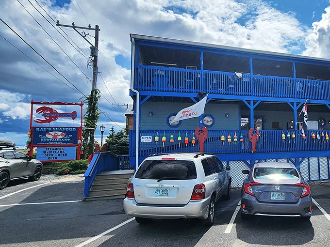 Ray's blue exterior with its parade of colorful buoys isn't just Instagram-worthy&mdash;it's a preview of the vibrant flavors waiting inside.