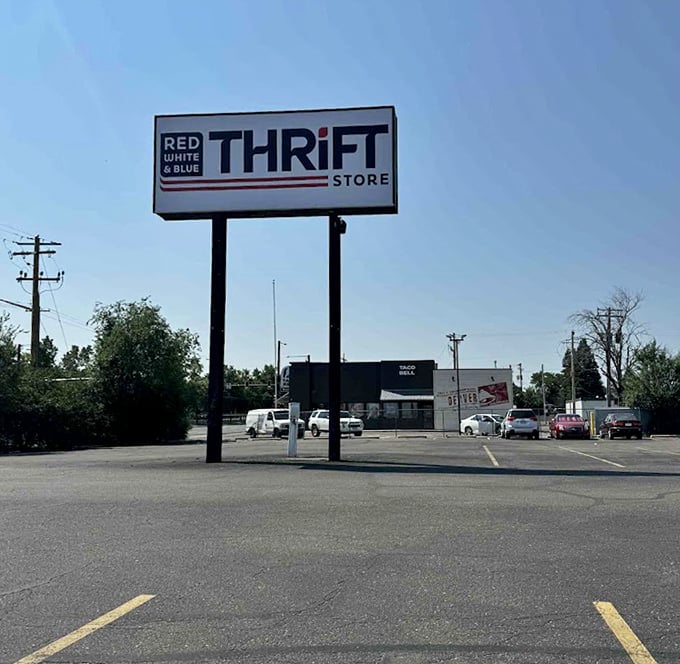 Red White and Blue's Denver location stands ready to transform your twenty-five dollars into shopping magic.