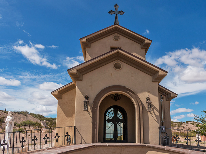 This hilltop monument near Rincon offers panoramic views that remind you why they call New Mexico the Land of Enchantment.