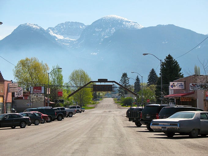 The streets of Ronan offer access to breathtaking mountain scenery without the breathtaking housing prices of Montana's resort towns.