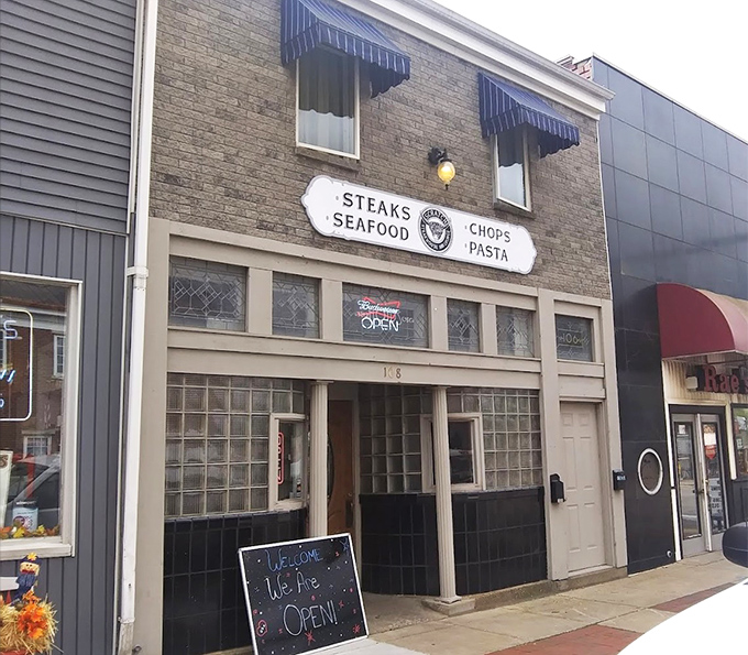 Vintage charm meets modern culinary craft at Scratch. Those windows have watched over Louisville's main street through countless presidential administrations.