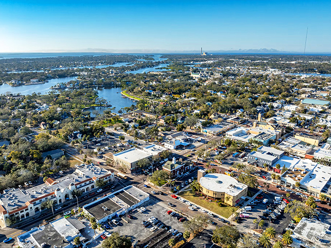 The sponge docks tell stories of diving heritage while modern boats bob alongside history.