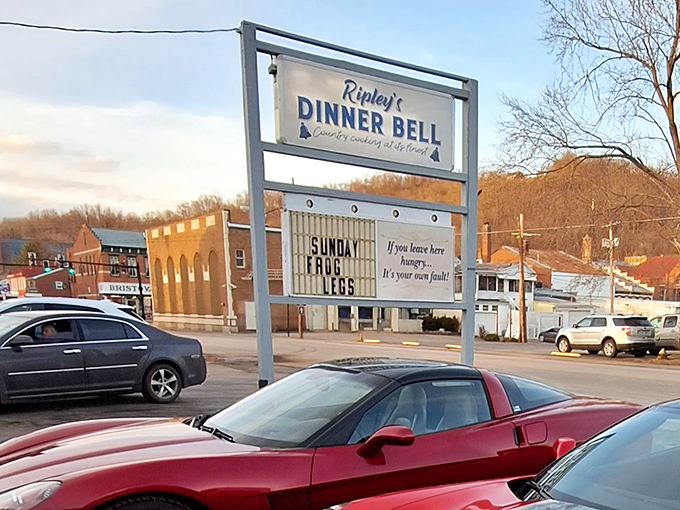 This quaint establishment proves that the best country cooking often hides in the most unexpected small-town places.
