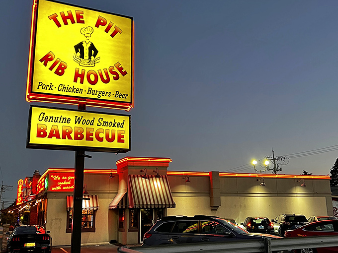 "It's so good cooked with wood" isn't just a slogan glowing in the night &ndash; it's The Pit Rib House's solemn promise to meat lovers.