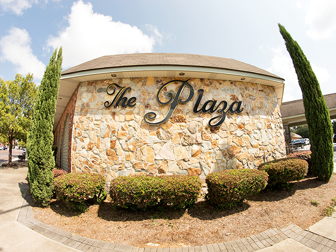 The Plaza Restaurant: "Southern elegance in architectural form. Behind those brick walls, steaks and seafood compete for the title of 'best thing you've ever tasted.'"