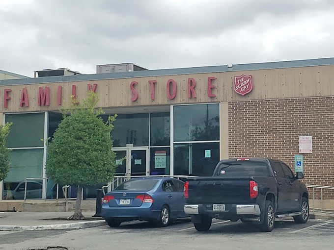 No frills, just fantastic finds. The Salvation Army's straightforward approach lets the treasures inside speak for themselves.